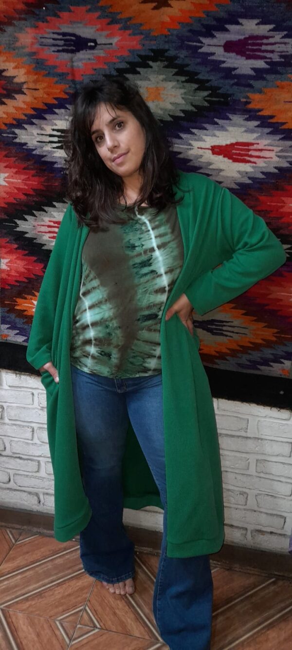 Saco largo jackard - Troche y Moche